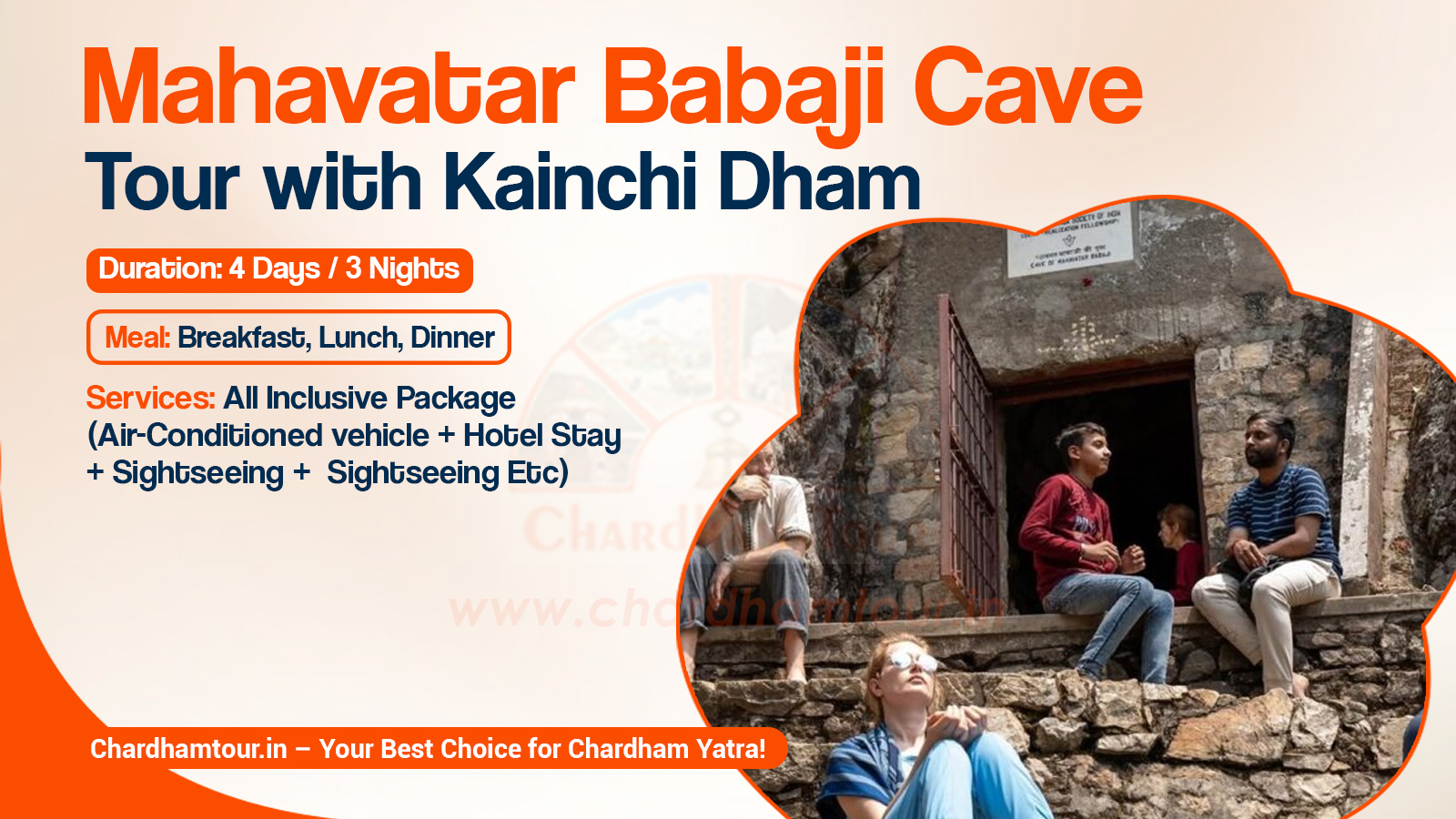 Mahavatar Babaji Cave Tour with Kainchi Dham – Book Now